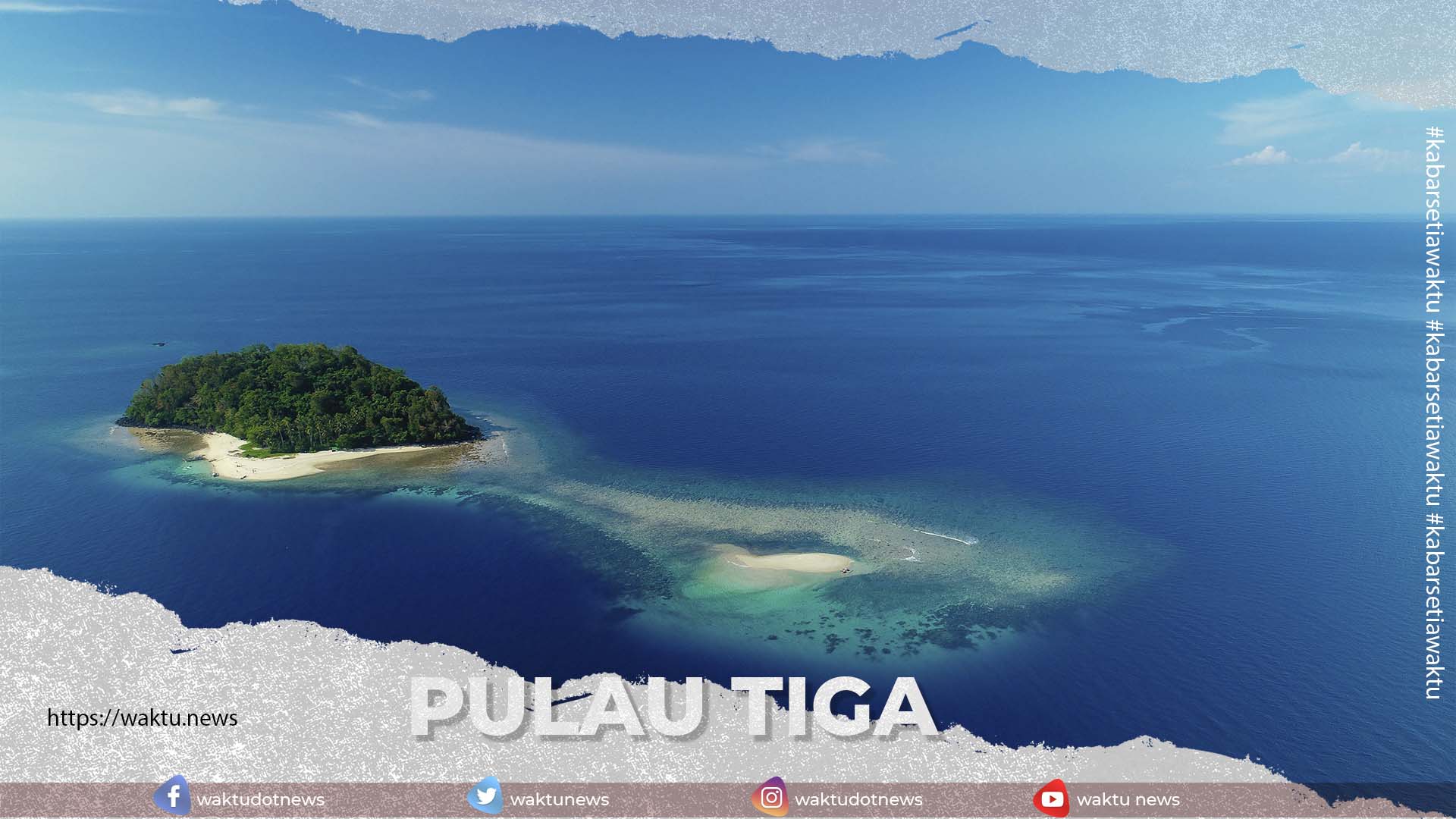 Keindahan Pulau Tiga Maelang Bolmong From The Sky • Waktu news