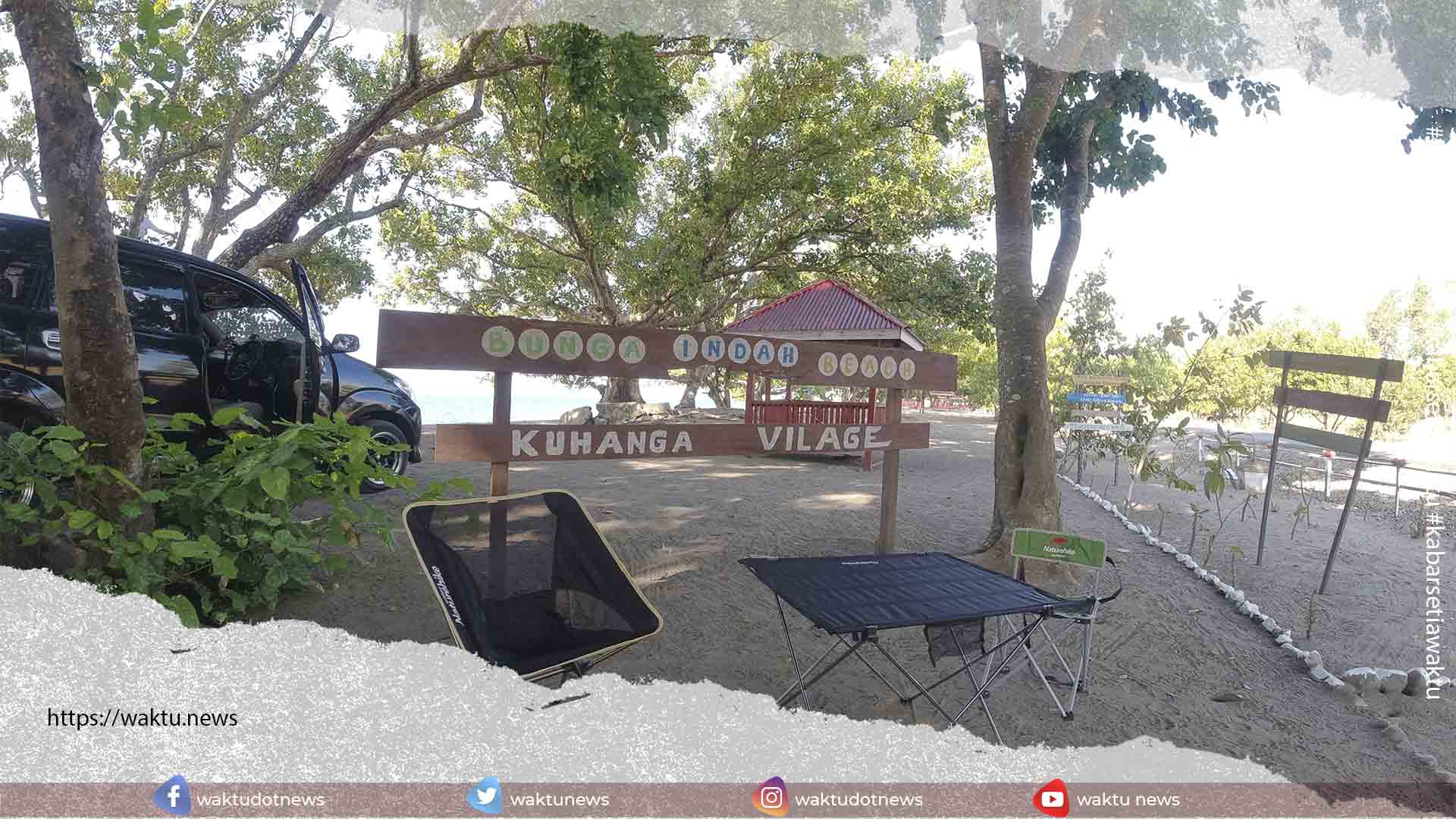 Pantai Bunga Indah yang Selalu Ramai Pengunjung | Waktu News