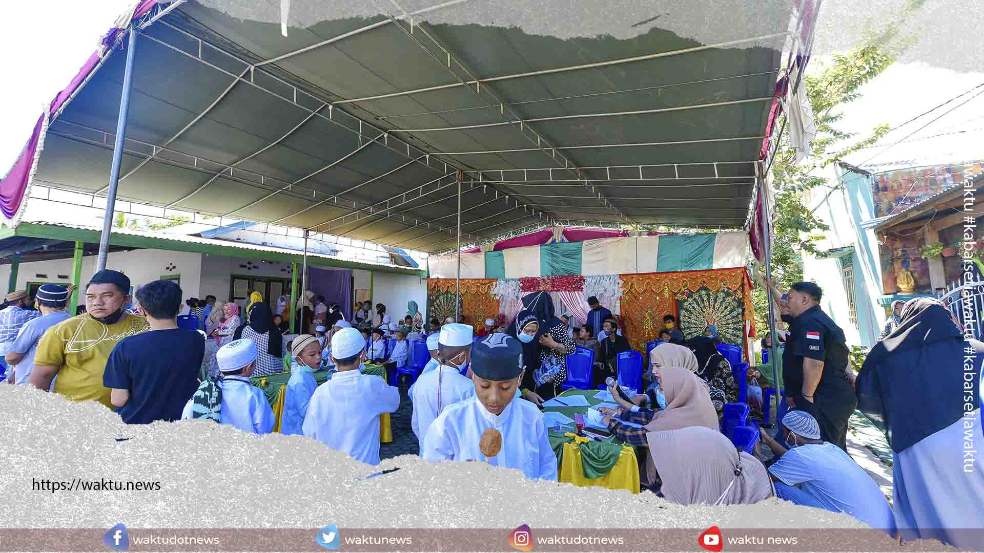 Sunatan Masal dan Vaksinasi Warnai Doa Haul YPI Ilomata Ke-69 | Waktu News