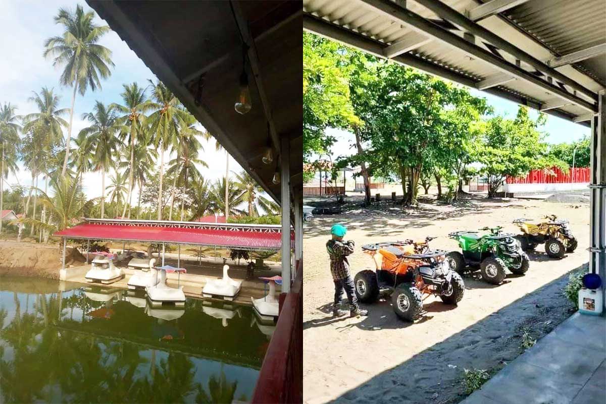 Cuma di Wisata Bintauna Beach: Bermain Banana Boat dan Water Boom ...