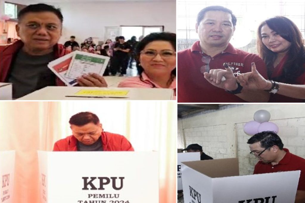 Antusiasme Tinggi: Gubernur Sulut dan Wagub Sukseskan Pemilu 2024 di Tengah Hujan | Waktu News